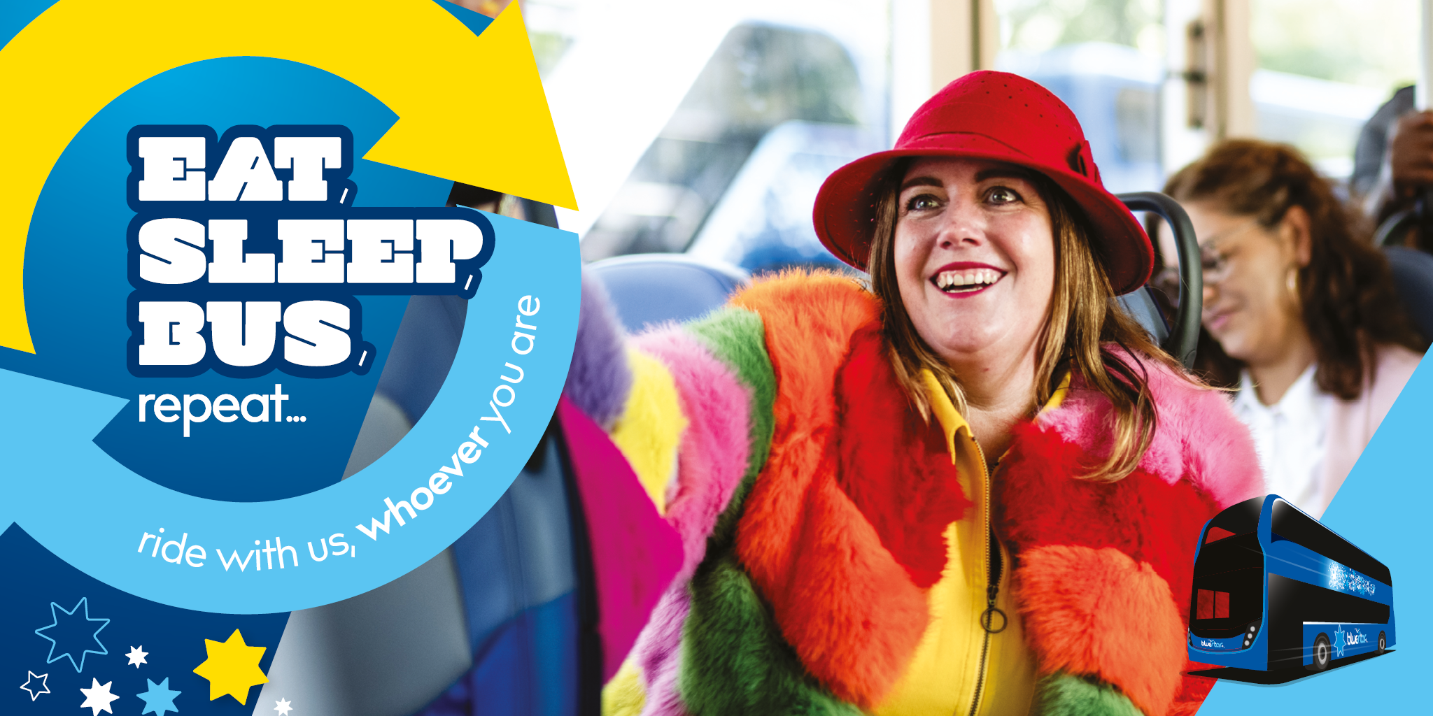 Eat, Sleep, Bus, repeat - Bluestar